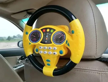 Volan interactiv pentru copii, cu sunete și lumini