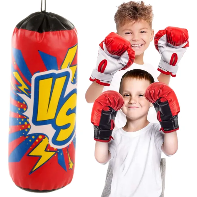 Set de box pentru copii – Mănuși și sac de 33 cm
