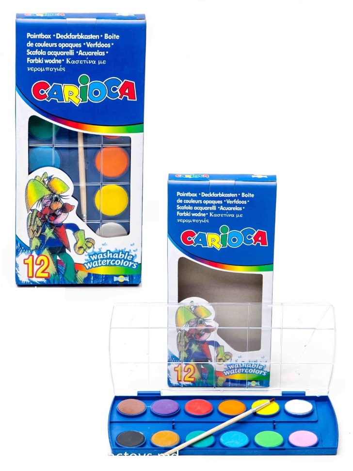 Acuarele cu Pensulă 12 culori